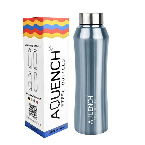 Rush Metalic Blue Water Bottle – Aquench